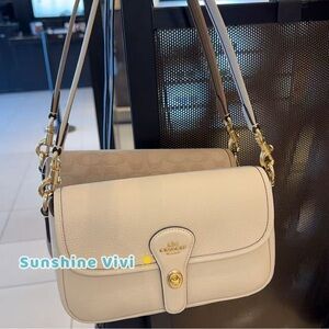 Coach | Bags | Nwt Coach Hadley Shoulder Bag Handbag Cy683 Goldchalk ...